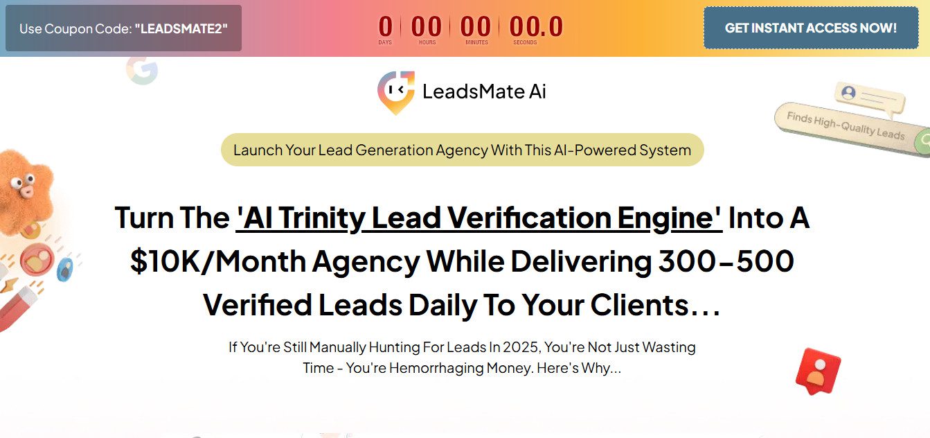 LeadsMate AI Review 2025 - Pricing, Alternatives & Tutorial | Best Free ...