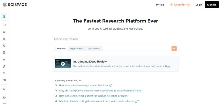 SciSpace AI Review 2025 - Pricing, Alternatives & Tutorial | Best Free ...