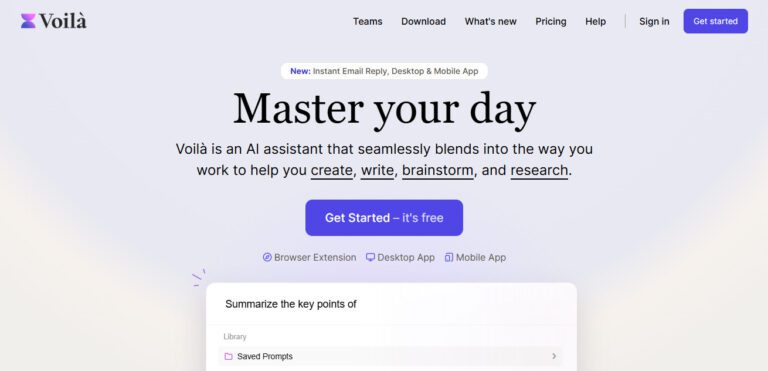 Voila AI Review 2025 - Pricing, Alternatives & Tutorial | Best Free AI ...