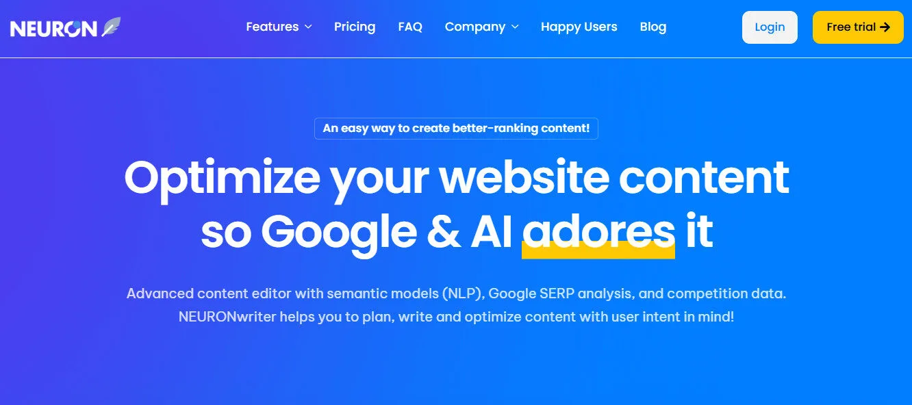 Neuronwriter AI Review 2026 -Pricing, Alternative & Tutorial